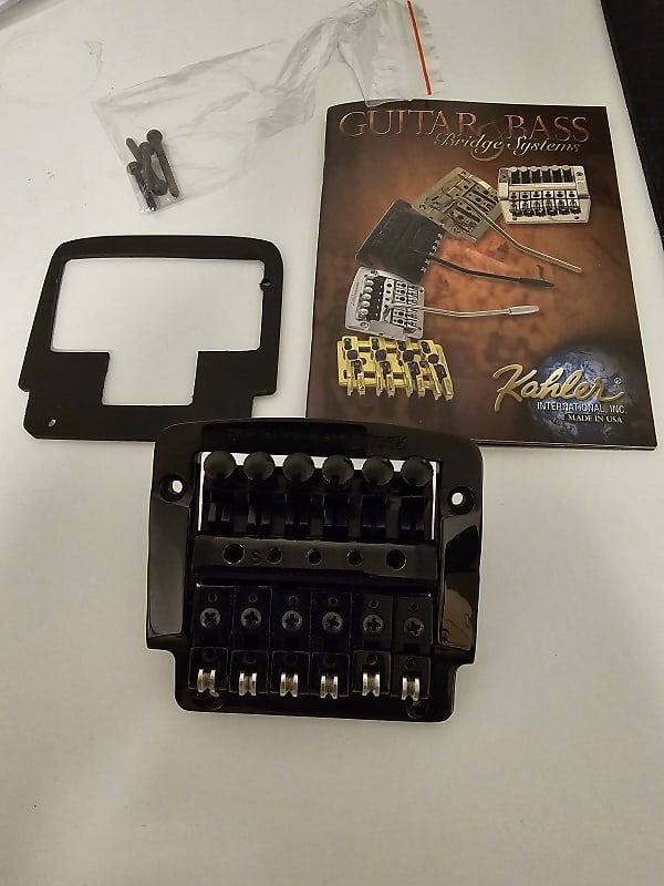 Kahler 2300 Mid-2000s - Black - Great condition! (Trem arm | Reverb