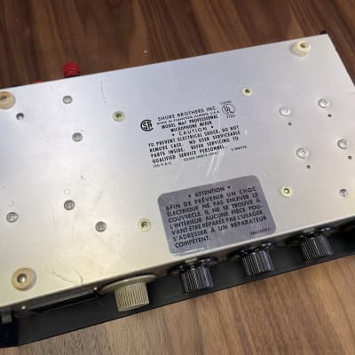 Vintage 1970s Shure M67 Microphone Mixer 4 Channel Preamp | Reverb