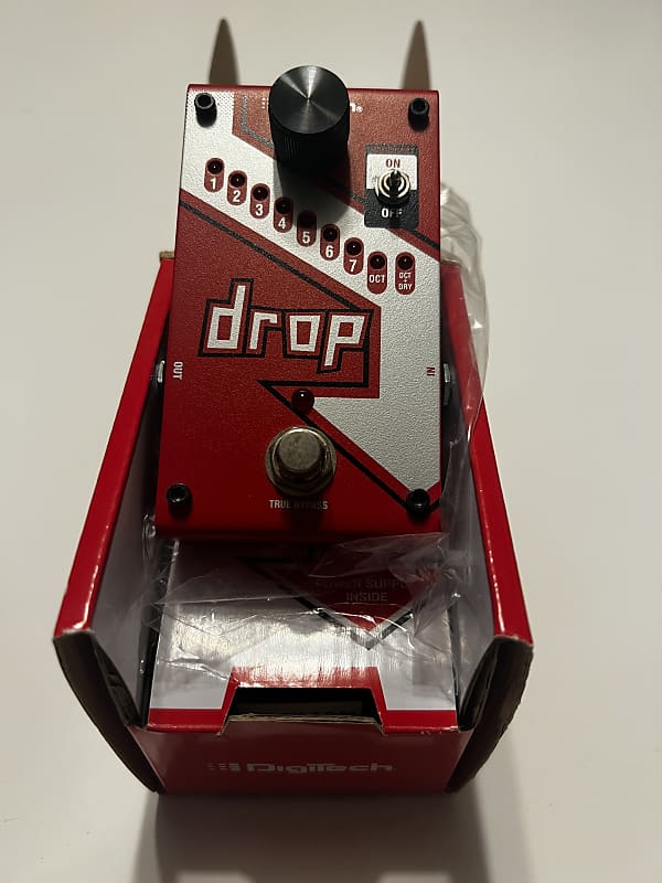 DigiTech Drop Compact Polyphonic Pitch-Shifter 2010s - Red | Reverb