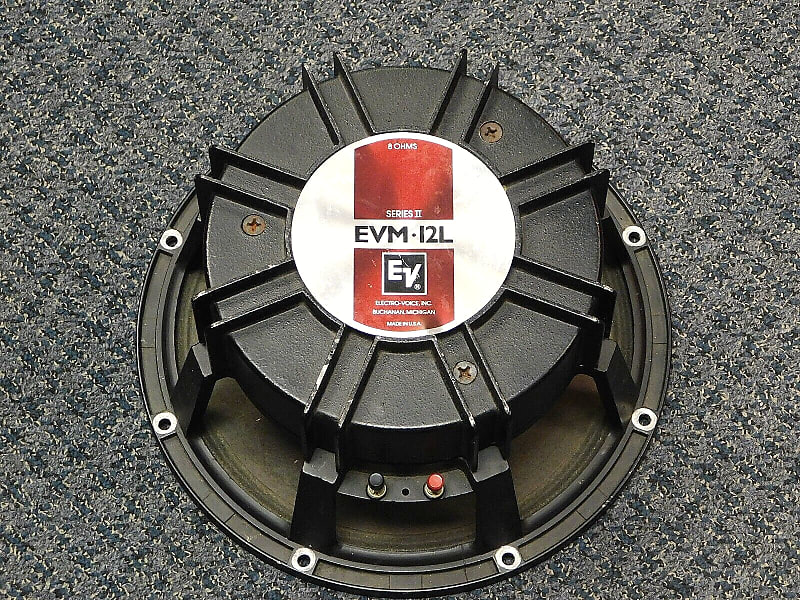 EV Electro Voice EVM 12L 8 ohm 200 Watt Speaker Made in USA! | Reverb
