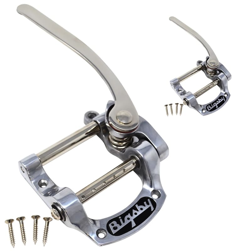 BIGSBY B5 Vibrato TAILPIECE STRING-THRU Polished Aluminum | Reverb