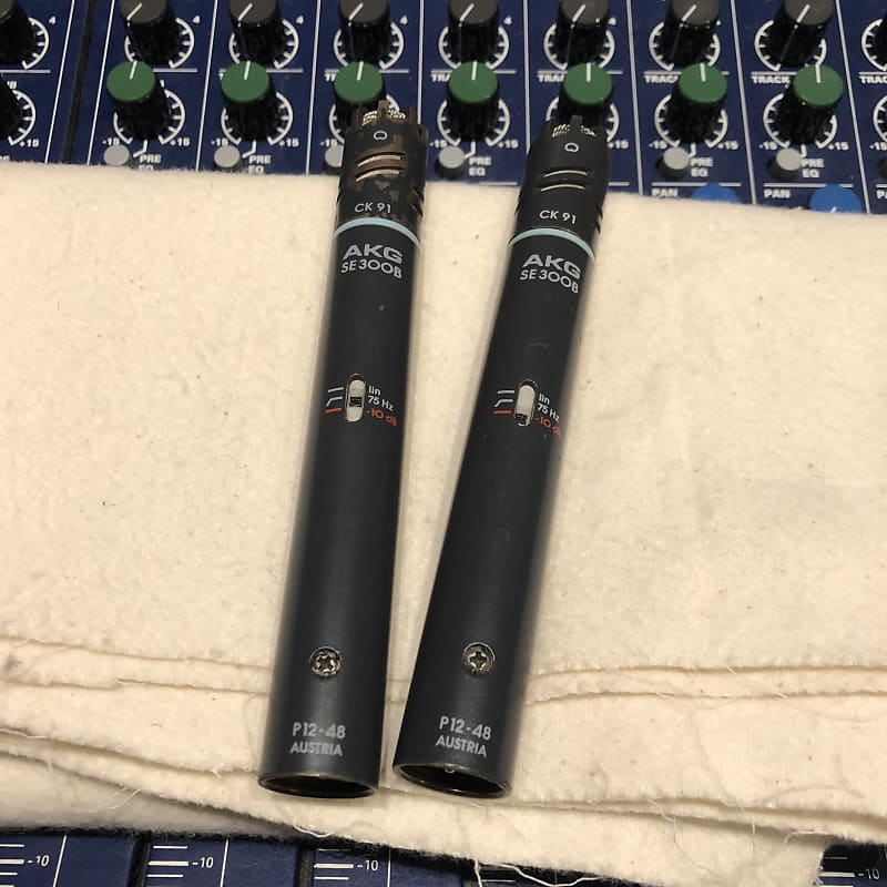 AKG C 391B small diaphragm condenser PAIR (SE 300B + CK91) | Reverb