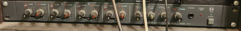 TOA D-3 4 Channel Stereo Rack Mixer | Reverb