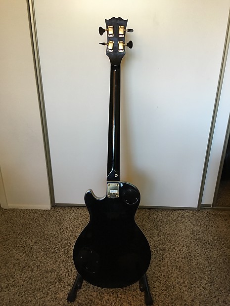 National Bass Single Cutaway (LP 477-2B) 70's Black with | Reverb