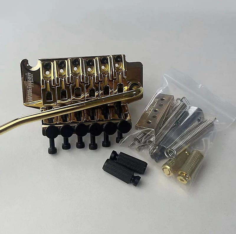 Wilkinson Guitar Gold Double Locking Bridge Tremolo System | Reverb