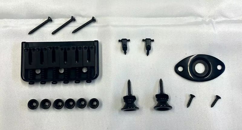 CHARVEL PRO MOD HARD TAIL BRIDGE WITH STRING FERRULES - | Reverb