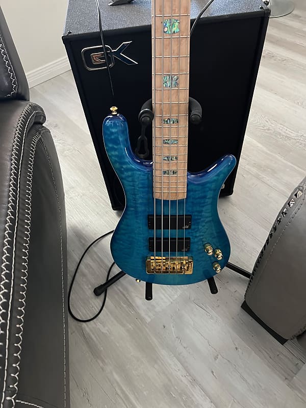 Spector NS-5W USA 2021 Bahama Blue High Gloss | Reverb