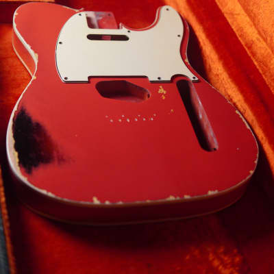 Freakaster Telecaster Custom Relic Body Fiesta Red Over | Reverb
