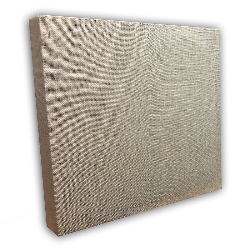 Burlap Acoustic Bass Trap Panels - 24" x 24" x 4" | Reverb