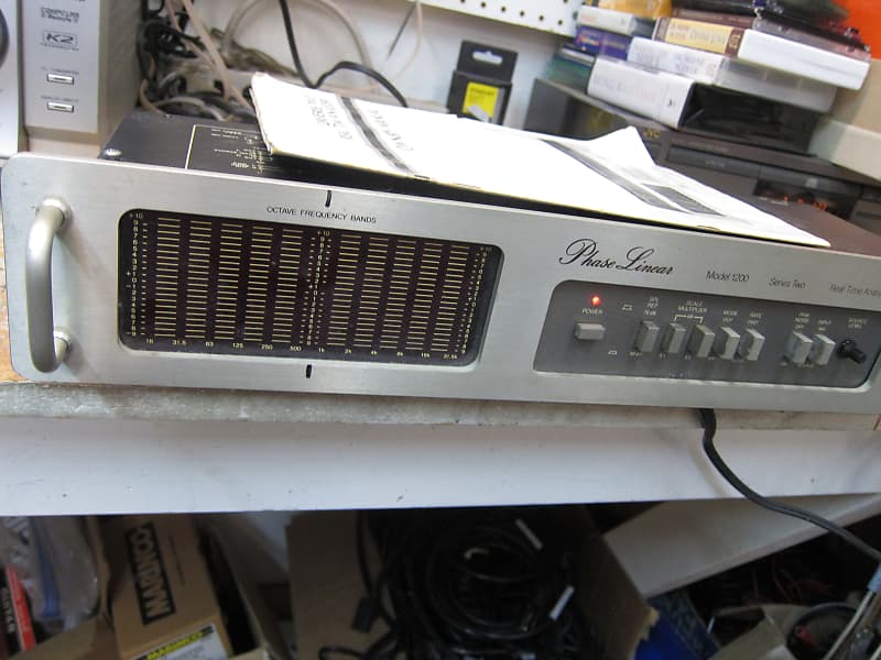 Vintage Phase Linear Model 1200 Series II Real Time Analyzer | Reverb