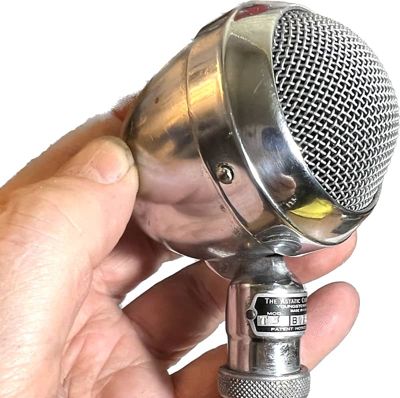 Vintage 1950's ASTATIC T-3 "Bullet" Chromed Microphone, | Reverb