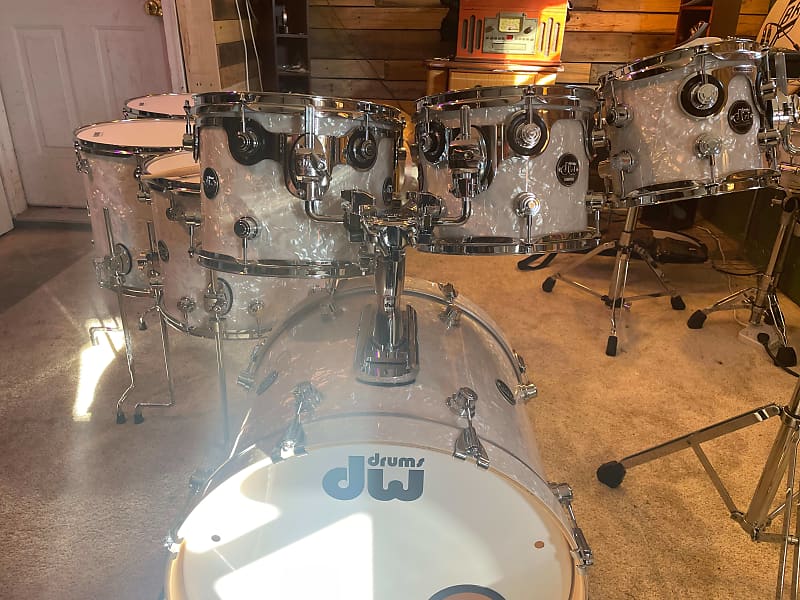 DW Performance Series Drum Set - 20,8,10,12,14,16,18 - White | Reverb