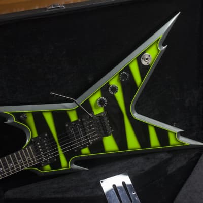 Dean Dime Razorback Slime Bumblebee 2007 - Slime Green | Reverb