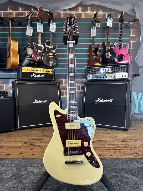 Revelation RJT-60/12 Vintage White 12-String Electric | Reverb UK