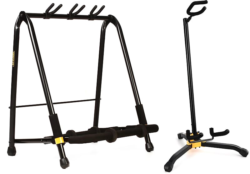 Hercules Stands GS523B Multi-Guitar Rack for up to 3 Guitars | Reverb