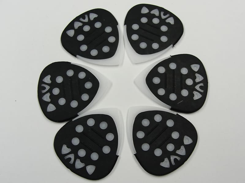 Dava Control Grip Tip Guitar PICKS 6 PICKS White | Reverb UK