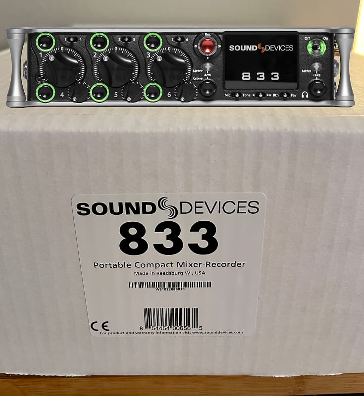 Sound Devices 833 8-Channel / 12-Track Multitrack Field | Reverb