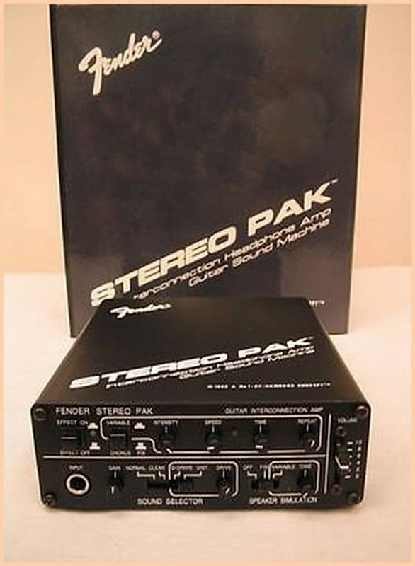 Fender Studio Pak headphone amp with FX black | Reverb