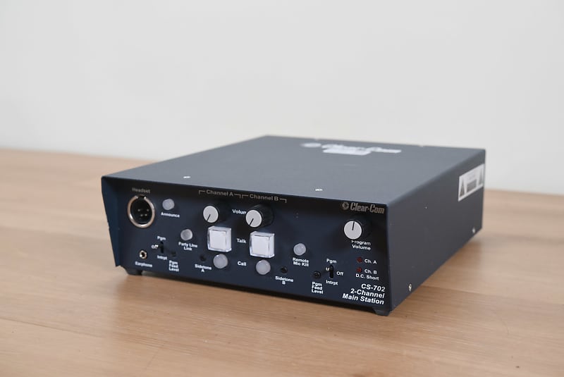 Clear-Com CS-702 2-channel Compact Main Station (church | Reverb