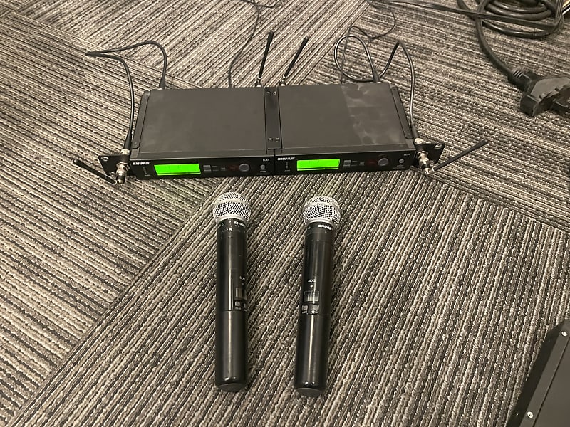 2X Shure SLX4 and SLX2 | Reverb
