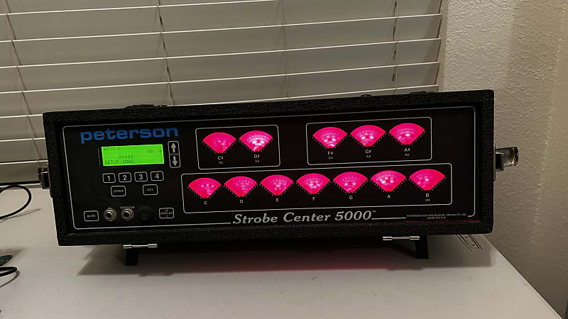 Peterson Strobe Center 5000 MKII 12-Window Strobe Tuner | Reverb