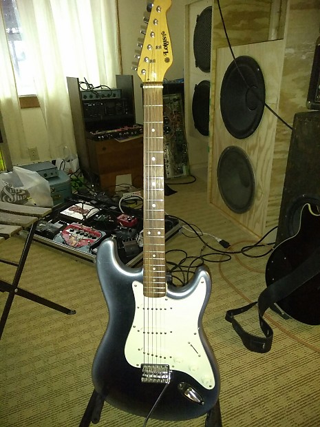 Lotus Strat Copy 90s Sparkle Sunburst | Reverb