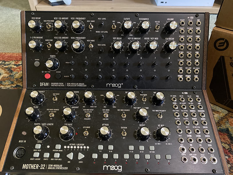 Moog Mother-32 / DFAM 2021 - Present - Black | Reverb