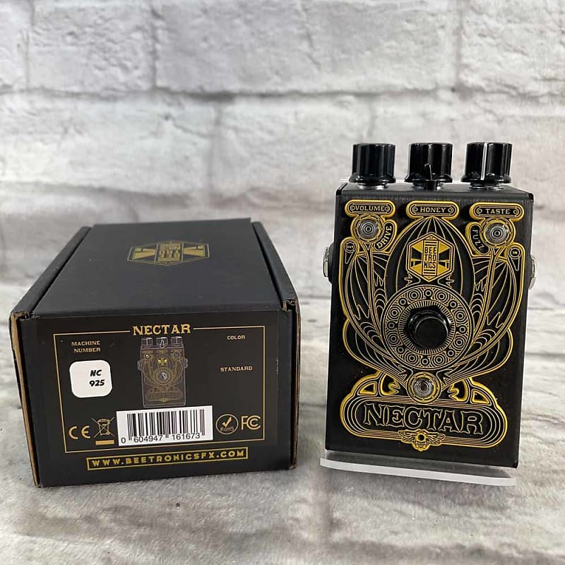Used: Beetronics Nectar Tone Sweetener Fuzz Overdrive Pedal | Reverb