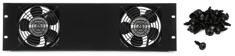 Middle Atlantic Products QFP-2 3U Quiet Fan Panel Bundle with | Reverb