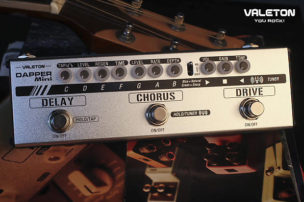 Valeton Dapper Mini Multi Effects Strip 4 in 1 Cab Sim Tuner | Reverb