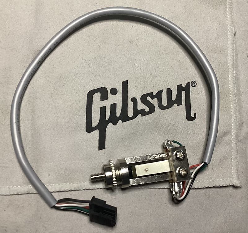Gibson 3-way switch - Long shaft with cable and PCB connector | Reverb