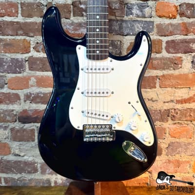 Squier Affinity Stratocaster Black Electric Guitar | Reverb