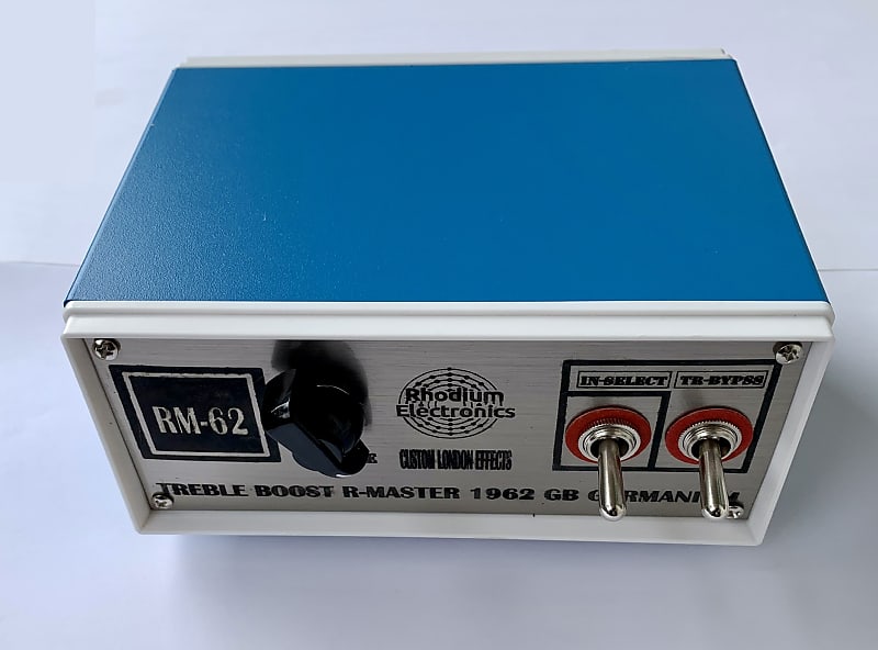 RM-62 R-MASTER 1962 TREBLE BOOST RHODIUM ELECTRONICS TREBLE | Reverb