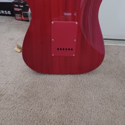 DRAGONFIRE STRAT COPY DRAGONFIRE CUSTOM WERKS 2021 RED/ORANGE | Reverb