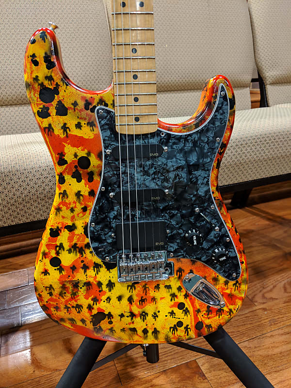 Fender Stratocaster Custom Paint Job | Reverb