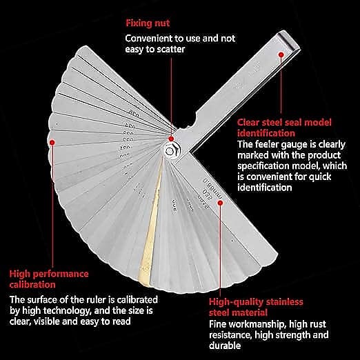 Feeler Gauge Set, 30 Pcs Blade Master Feeler Gauge Measuring | Reverb