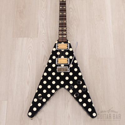 1990s Fernandes FV-105RR Randy Rhoads Flying V Polka Dot | Reverb