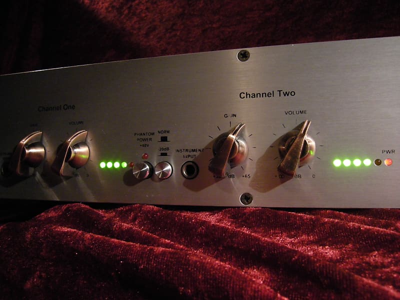 Tube Bellari Upgraded RP220 2Ch Mic Guitar Line Preamp USA | Reverb