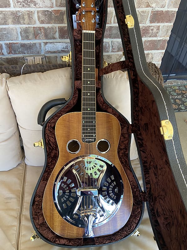 Clinesmith Resonator Guitar 2007 Natural Koa Oil Finish | Reverb