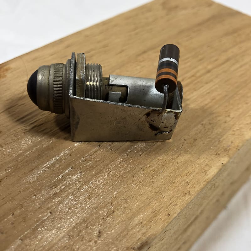 Dialco Pilot Light Assembly '60s Red Vintage w/Jewel For | Reverb