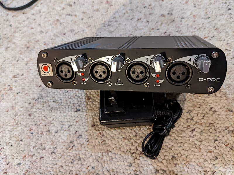 SM Pro Audio Q-Pre 4-Channel Microphone Preamp | Reverb