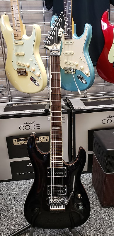 ESP LTD MH 300 Trans Black | Reverb