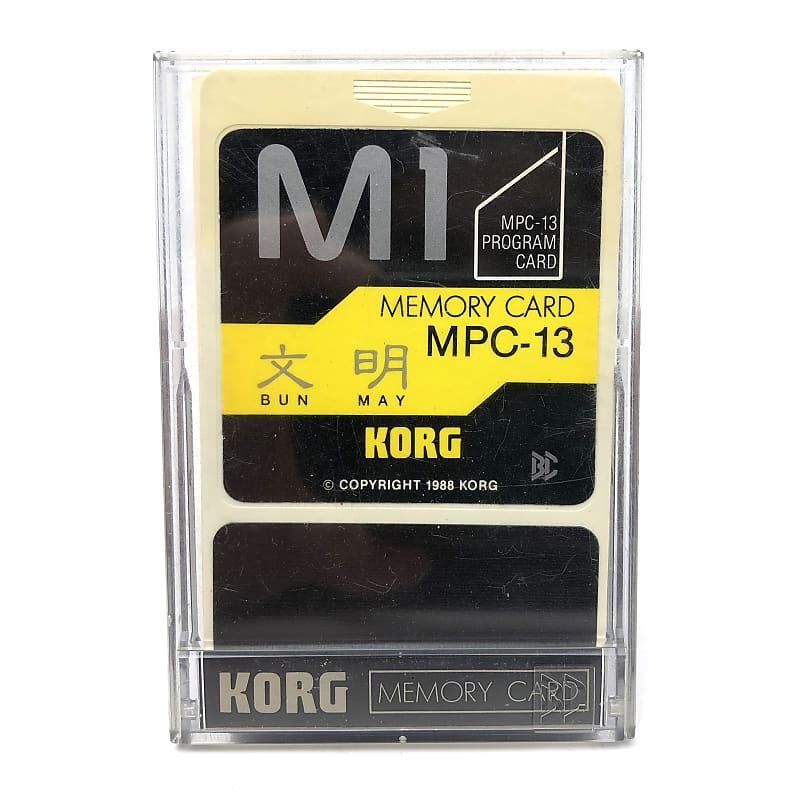 Korg MPC-13 Bun May for M1 Program Cards | Reverb