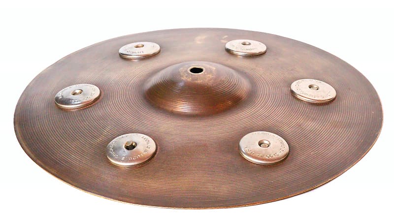 Rare Ludwig #606 Jingle Cymbal with Logo-Stamped Jingle Cups | Reverb