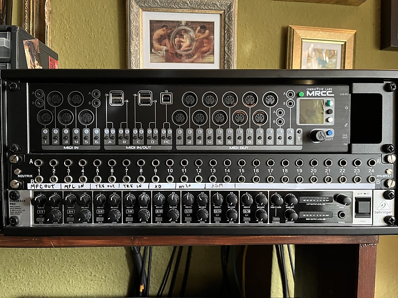 Conductive Labs MRCC, Behringer RX1602 V2r, Rean NYS Rack | Reverb