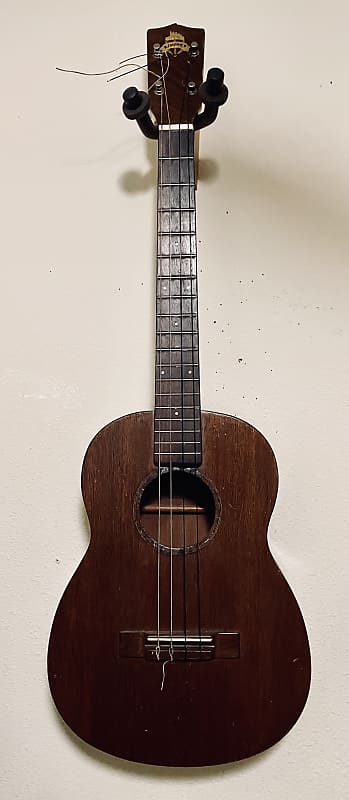Favilla Mahogany Baritone Ukulele 1950s - Lowered Price!! | Reverb