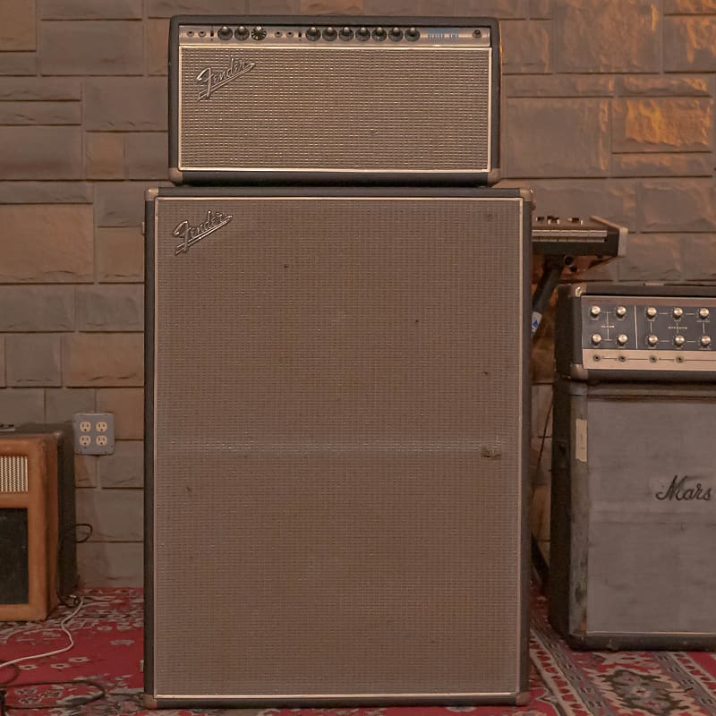 1969 Fender Bandmaster Reverb TFL5005D - Silverface Drip Edge | Reverb