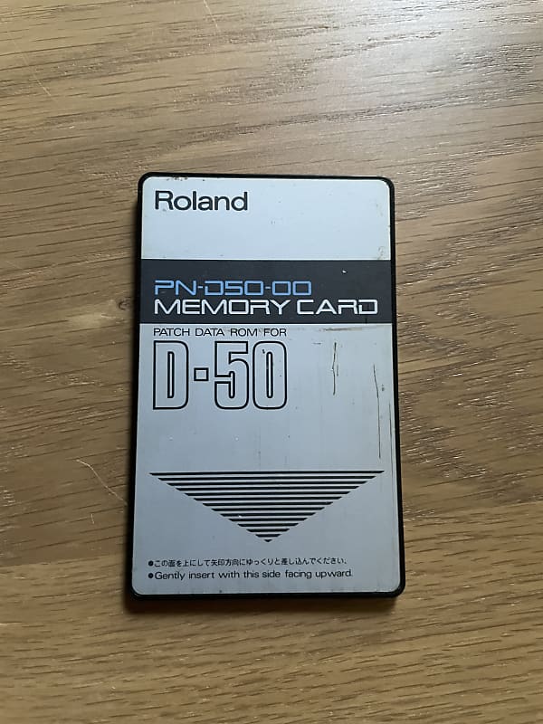 Roland D-50 80’s Memory Card | Reverb