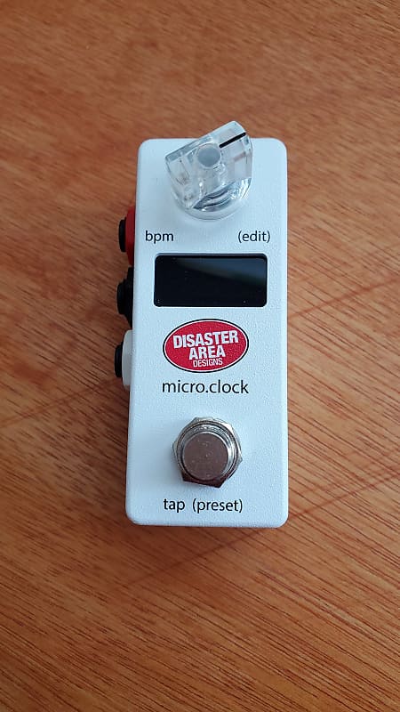 Disaster Area Designs micro.clock Ghost White | Reverb UK