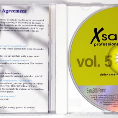 Best Service Xsample Libraries Volume 5 Solo Strings E-MU | Reverb